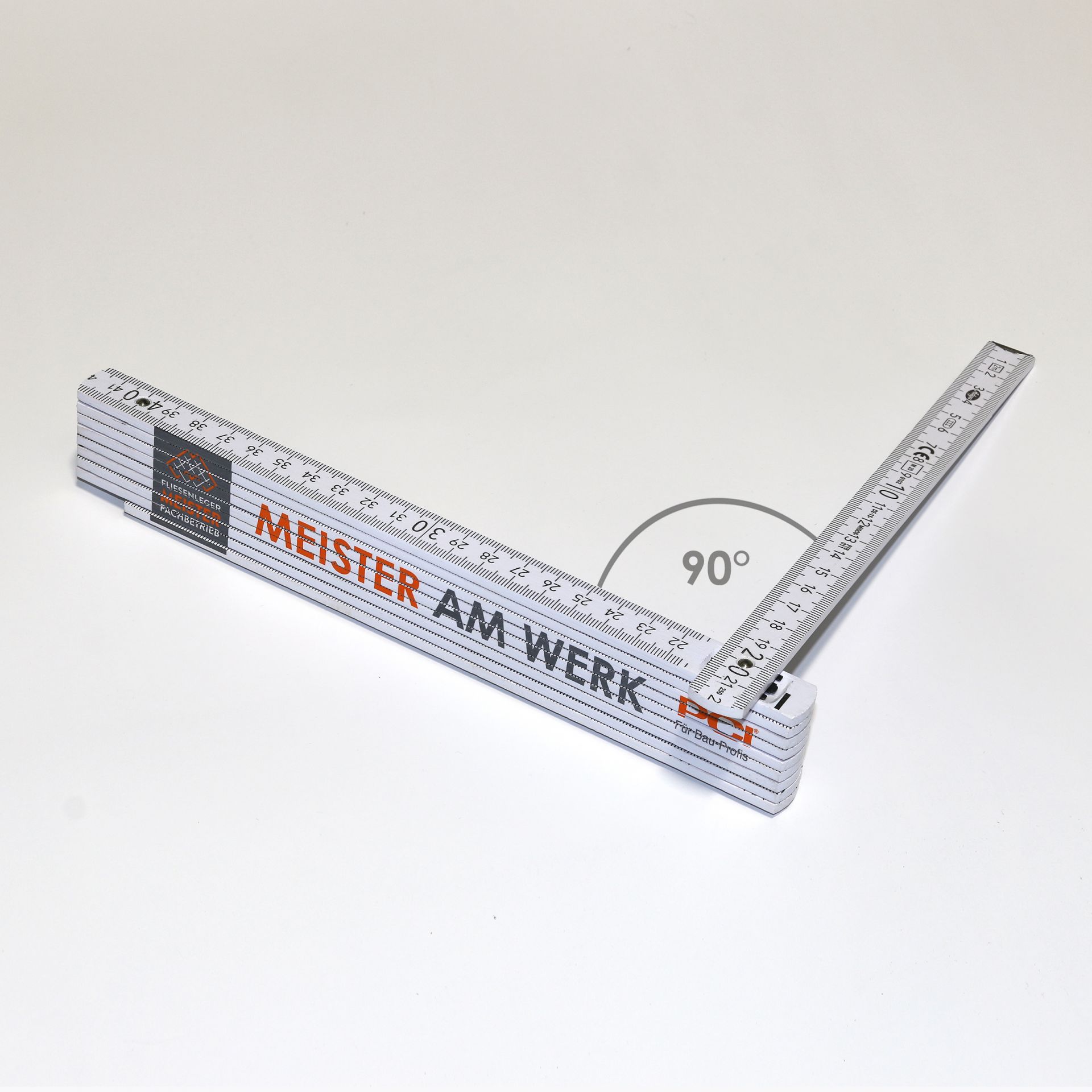 Der Meterstab für Meister Fliesenlegerhandwerk